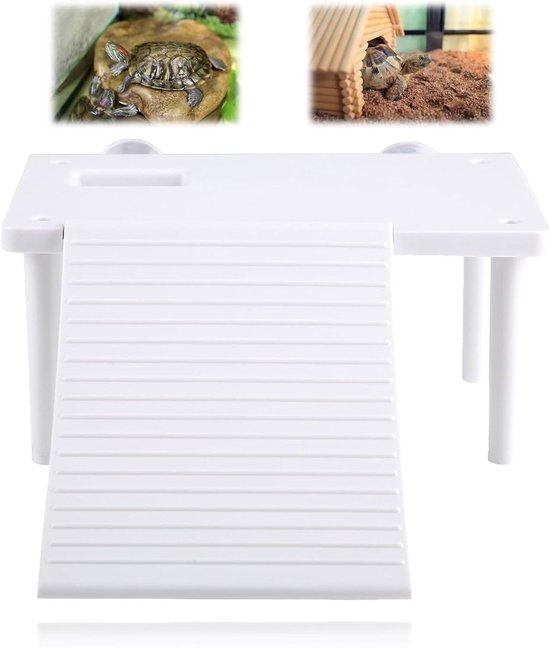 Zwevend Platform Voor Reptielen Schildpad Met Klimschaal Terrarium Aquarium Tank | bol