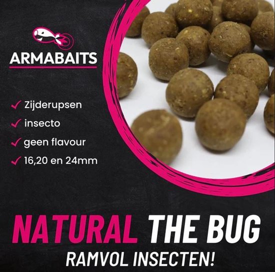 Armabaits Boilies Natural The Bug 5 kg 20 mm | bol