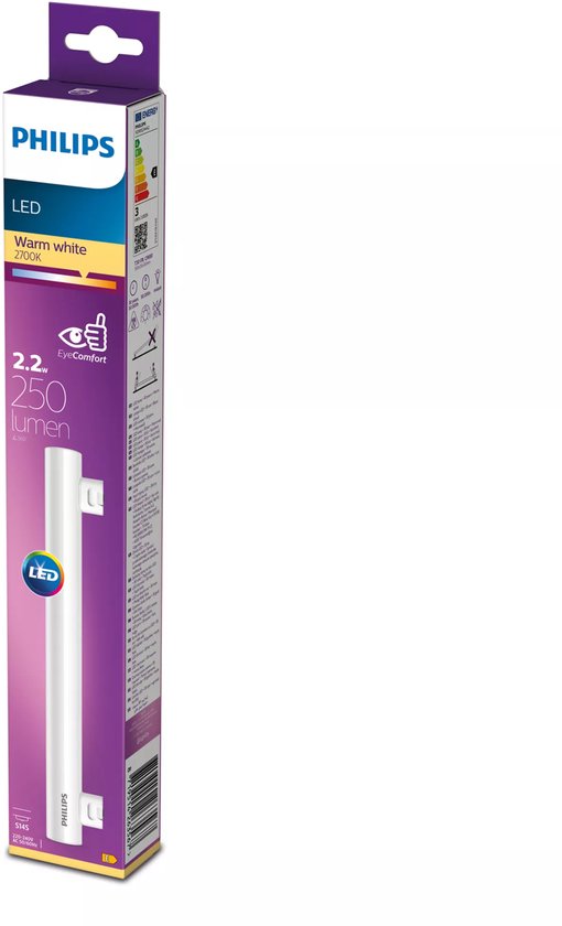 Philips LED TL Mat - 35 W - S14S - warmwit licht | bol
