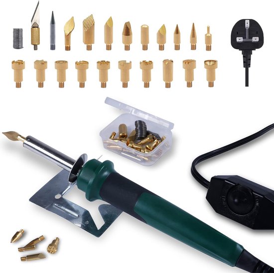 Houtbrander Set - Pyrografie voor Hobby - Soldeerbout | bol