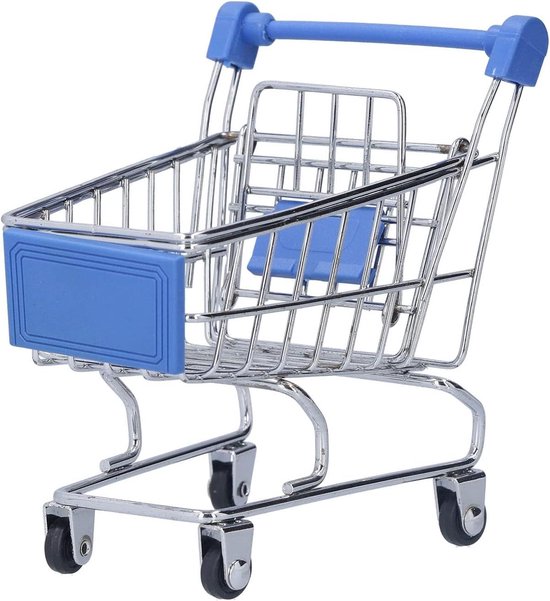 Speelgoed winkelwagentje voor poppenhuis decoratie - Mini Supermarkt ...
