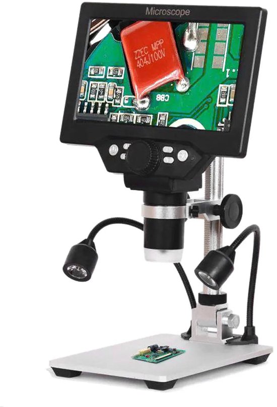 Digitale microscoop - Soldeermicroscoop - 7 inch groot kleurenscherm ...