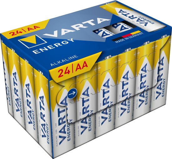 Varta AA Batterijen - Alkaline Batterijen - LR06 - 24 stuks | bol
