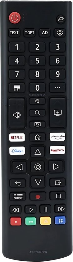 Estacks Universele LG TV Afstandsbediening – Remote Control – Compatibel met LG Smart... | bol