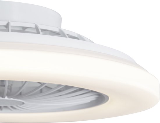 QAZQA clemo - Stille LED Plafondventilator met Verlichting | Lamp en ...