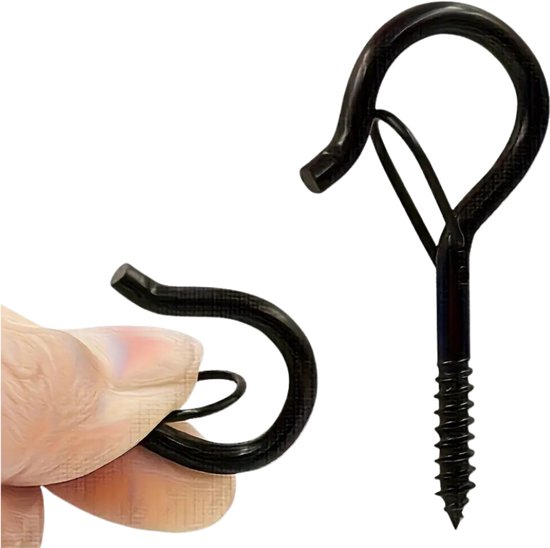 15 stuks - Ophanghaken met Schroefbevestiging - Clip - Veiligheidsgesp ...
