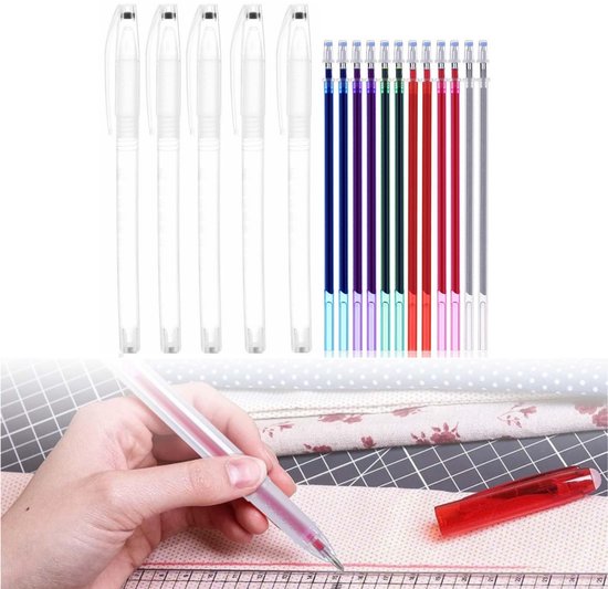 17-delige set - wateroplosbare stift - uitwisbare stiften - 5 stiften ...