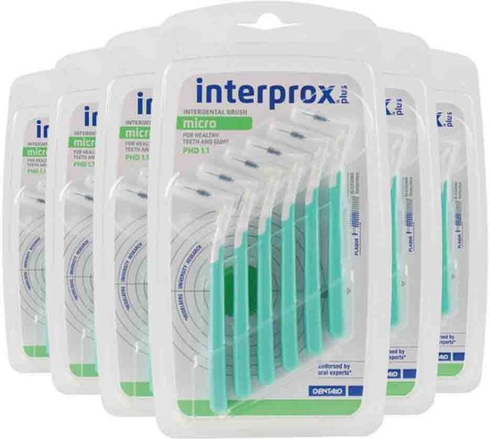 6x Interprox Ragers Plus Micro Groen PHD 1.1 6 stuks | bol