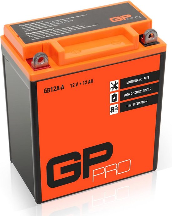 12V 12Ah GEL Accu voor Motorfiets - Onderhoudsvrij en Verzegeld | bol