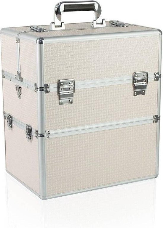 Koffer groot Zalm Wit | bol.com