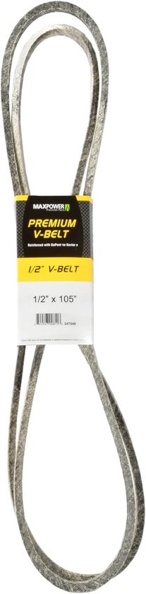 V-riem versterkt met Kevlar 1/2" x 105" - Duurzame aandrijfriem voor ...