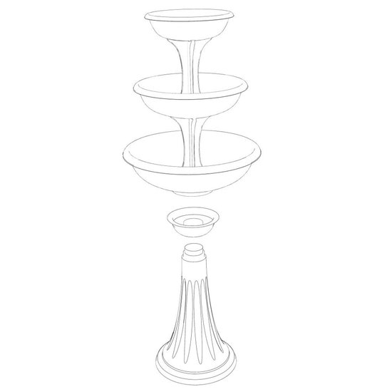 Bama - Trevy Fioriera - Plantenbak - 50x114 cm - Wit | bol