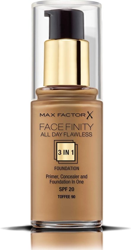 Vloeibare Foundation Face Finity 3 In 1 Max Factor | bol.com