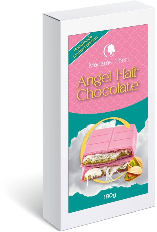 Angel Hair Dubai Chocolade- Handgemaakte Belgische chocolate- 180gram ...