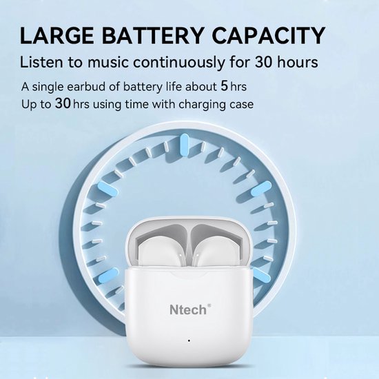 draadloze oordopjes - Bluetooth Oortjes - oortjes draadloos - Earpods ...