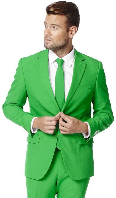 OppoSuits Evergreen - Heren Pak - Carnavalskleding - Kostuum - Groen ...