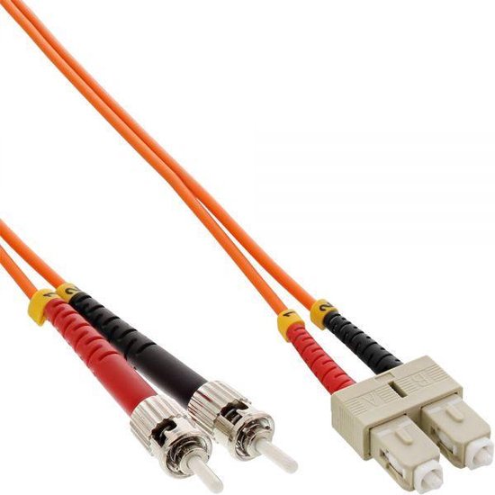 InLine SC - ST Duplex Optical Fiber Patch kabel - Multi Mode OM2 - 30 ...