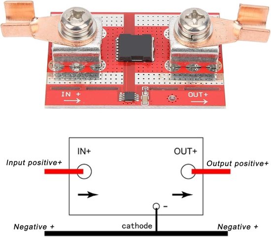 Ideal Diode 50A Solar Panel Charge Protection Anti-Backwind Protection ...