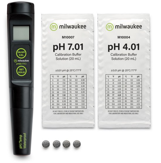 Milwaukee PH55 PRO waterdichte pH- en temperatuurtester met ...