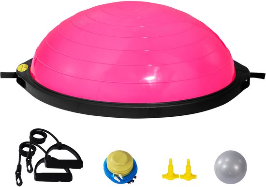 Halve gymnastiekbal trainer, 26 inch evenwichtsbal, 1500 lbs capaciteit ...