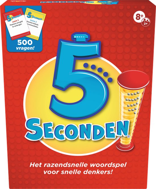 Goliath 5 Seconds - Partyspel - Kaartspel - Raadspel - Familiespel ...