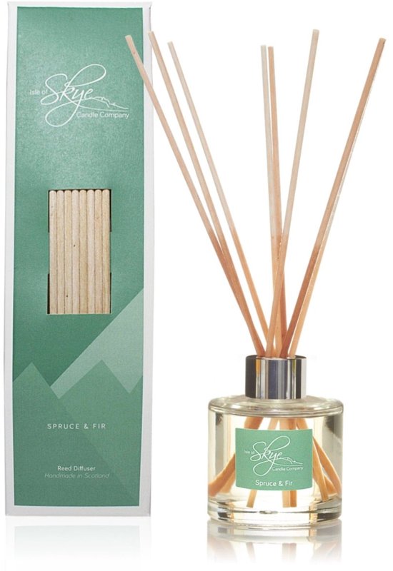 Reed Diffuser Den en Spar - 12 weken - Isle of Skye Candle | bol