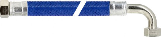 Bonfix flexibele EPDM slang haaks blauw 3/4inch 100cm RpRp | bol