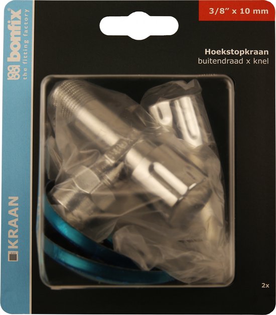 Bonfix Hoekstopkraan 3/8 x 10 - buitendraad x knel | bol