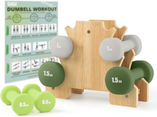 Halterset Earleen - met Rek - Hout | bol