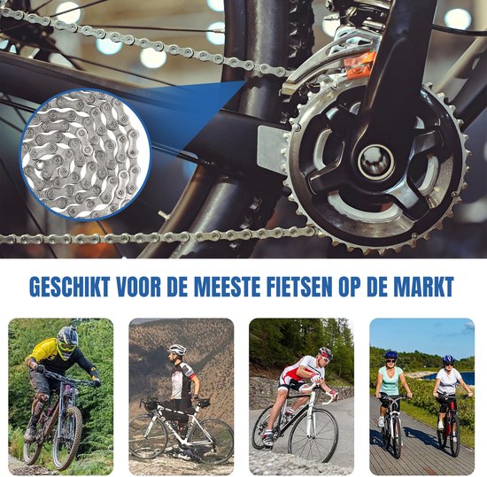 Fietsketting 12-Speed – 126 Schakels – Met Verbindingsschakel ...