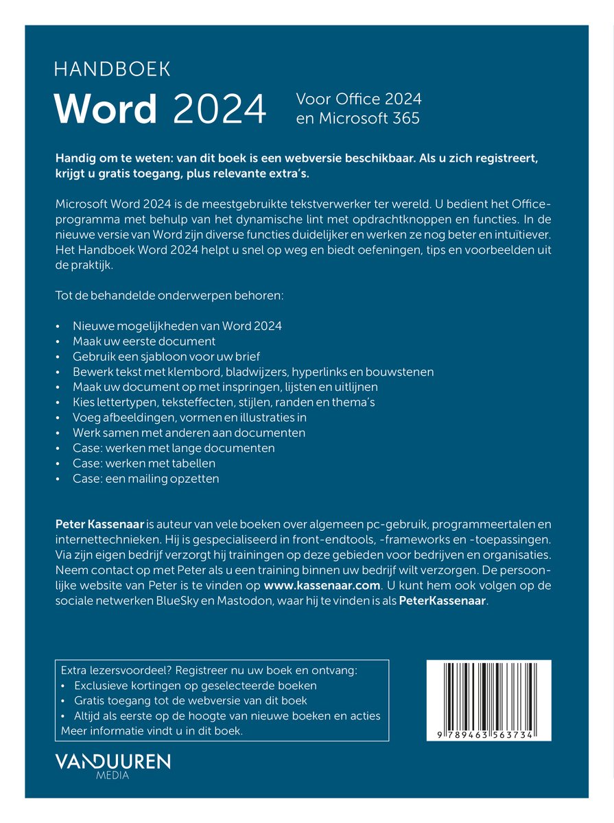 Handboek Word 2024 - Tekstverwerking voor beginners en gevorderden | bol