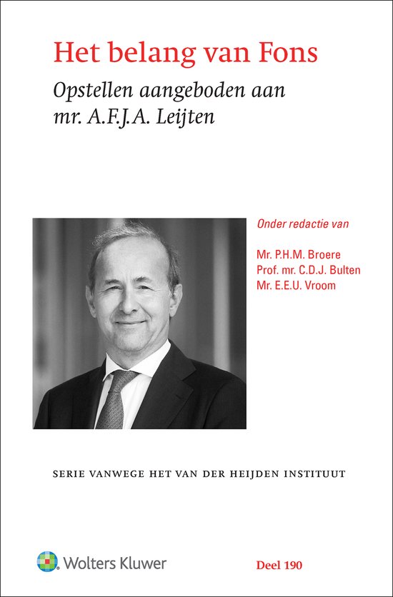 Het belang van Fons | 9789013180237 | A.F.J.A. Leijten | Boeken | bol