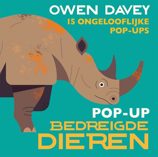 Owen Davey Pop-up 3 - Pop-up bedreigde dieren, Owen Davey ...
