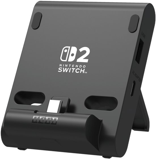 Hori Nintendo Switch 2 Dual USB Playstand-Zwart (Switch 2) Nieuw | bol