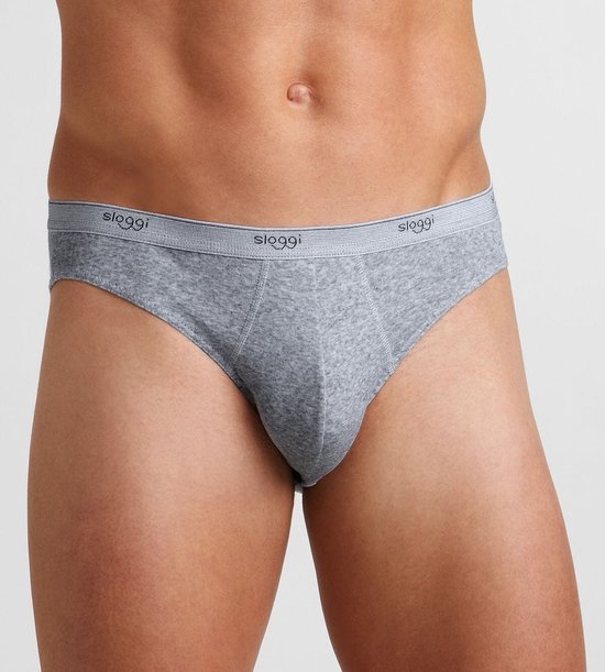 Sloggi - Basic Mini 4-pack - Grijs | bol