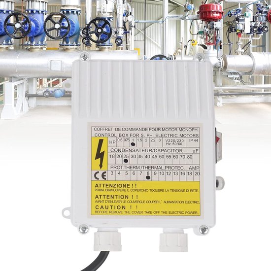 Pump Control Box - Stainless Steel, Multiple Use, Thermal Protection ...