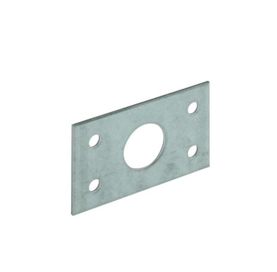 GB Plaat voor staartgrendel sendzimir verzinkt 40 x 66mm 74417 (Prijs ...
