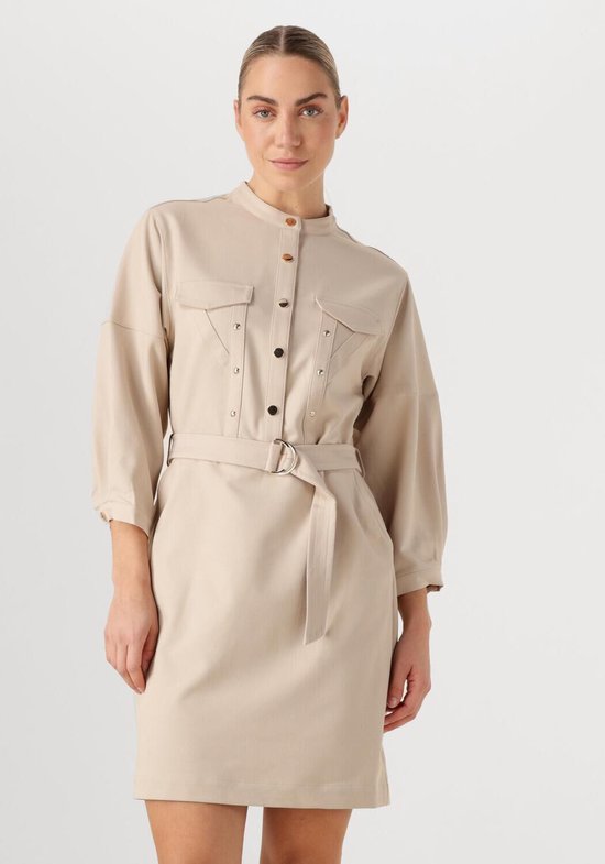 AAIKO Jana Vis 565 Jurken Dames - Kleedje - Rok - Jurk - Beige - Maat ...