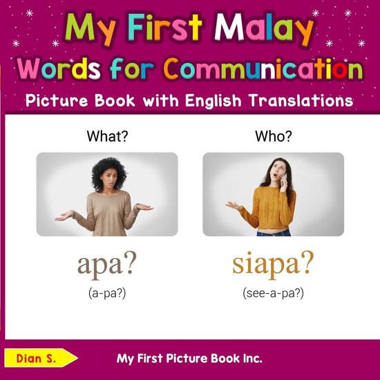 Teach & Learn Basic Malay words for Children 10 - My First Malay Words ...