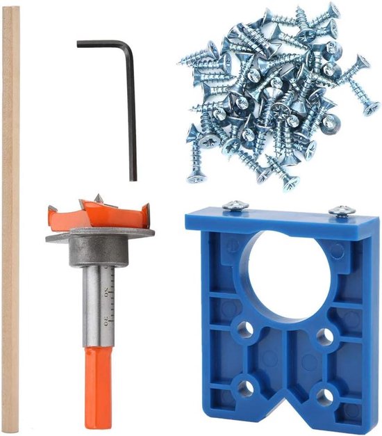 Boorgeleiderset voor Scharniergatopener 5mm - Gatzoeker voor ...