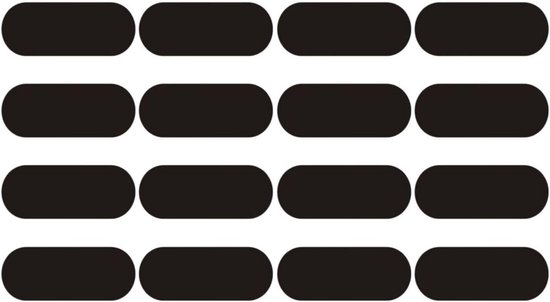 Motorhelm-stickers reflecterende stickers voor helm - Set van 16 | bol