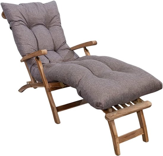 Ligstoelkussen voor Buiten | Tuinkussen | Zonnebed Kussen | Comfortabel ...