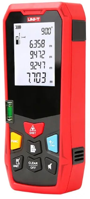 Laser afstandsmeter 50 meter - Digitale afstandsmeter - Meetlint ...