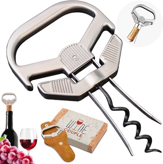 Dubbele Prong Kurkentrekker voor Oude Wijnflessen - Ideaal voor ...