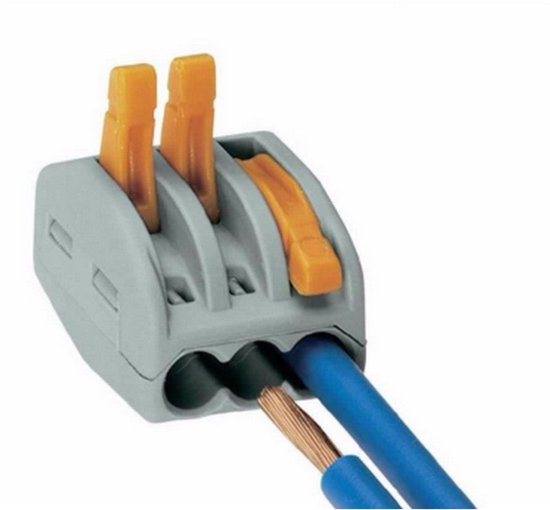 Borne de raccordement à levier 5 entrées avec serre câble | bol