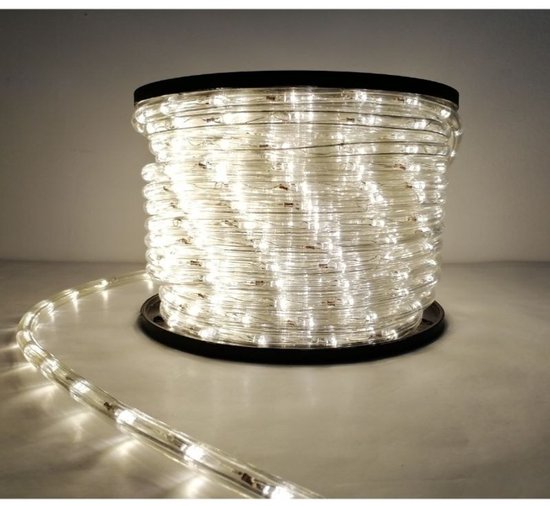 Guirlande LED 220V 50M IP44 Recoupable - Blanc chaud | bol