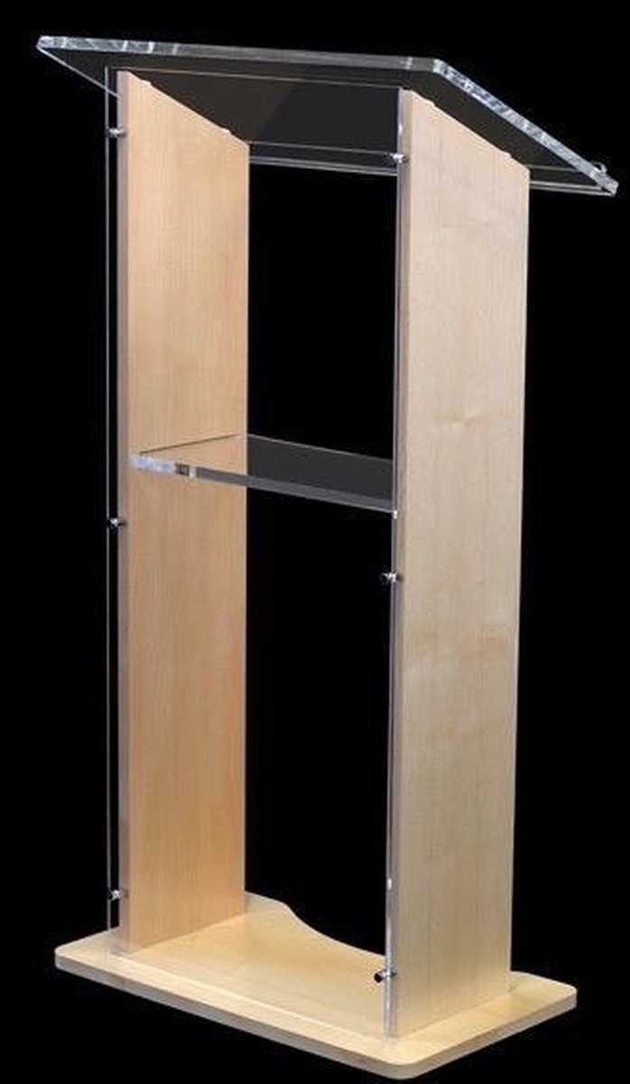 Kunststof/hout katheder Esmeralda - eikenkleur | bol.com