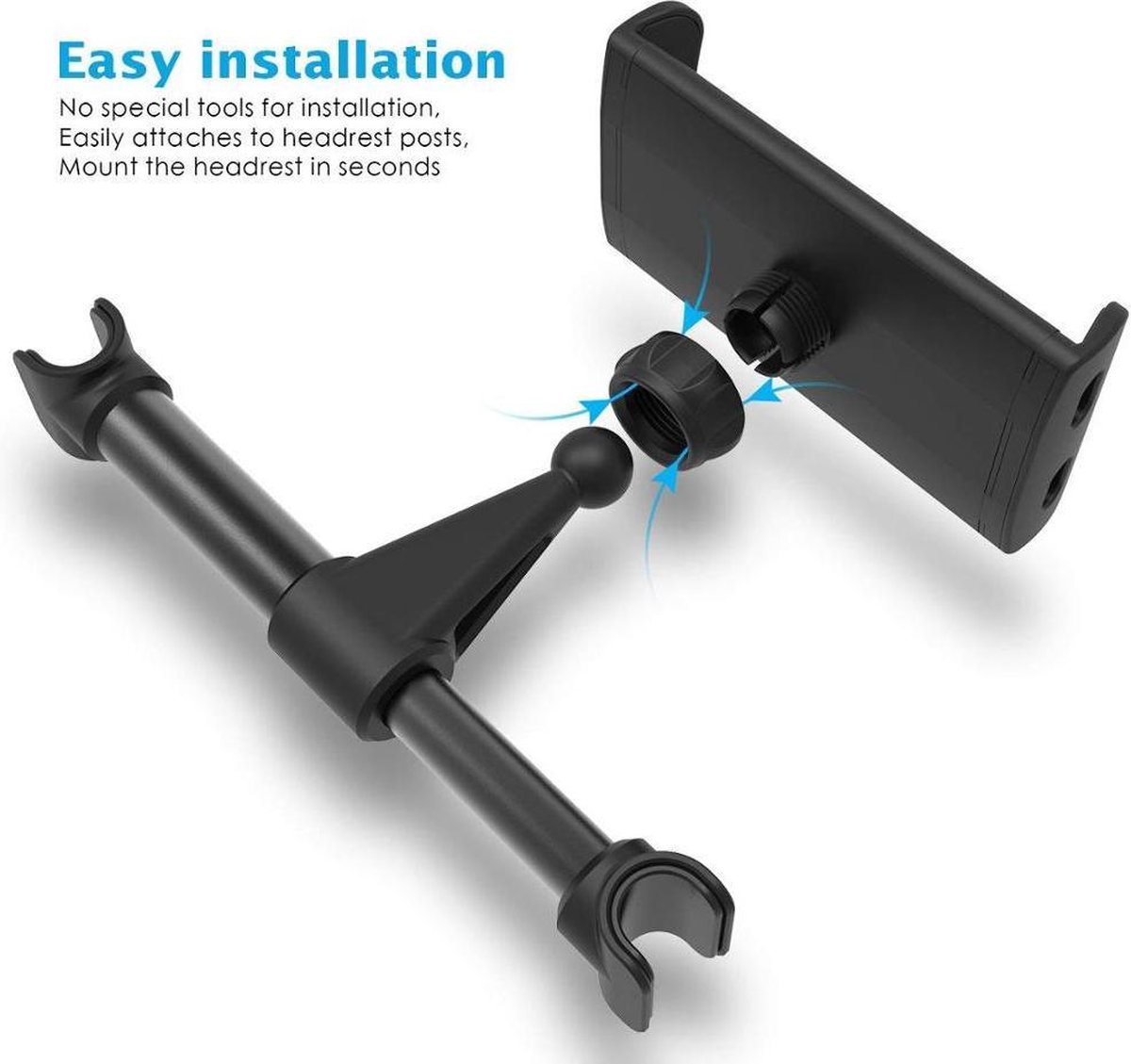 Tablet houder - Universele tablet houder voor auto - iPad Houder auto ...