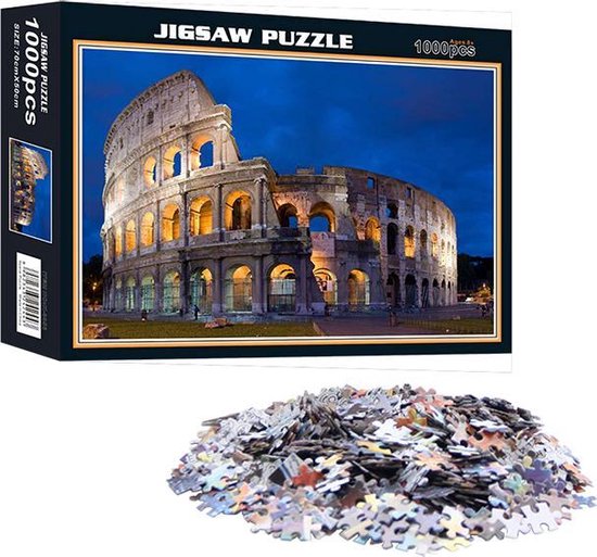 Puzzel 1000 stukjes Jigsaw 70x50 cm Colosseum Rome | bol.com