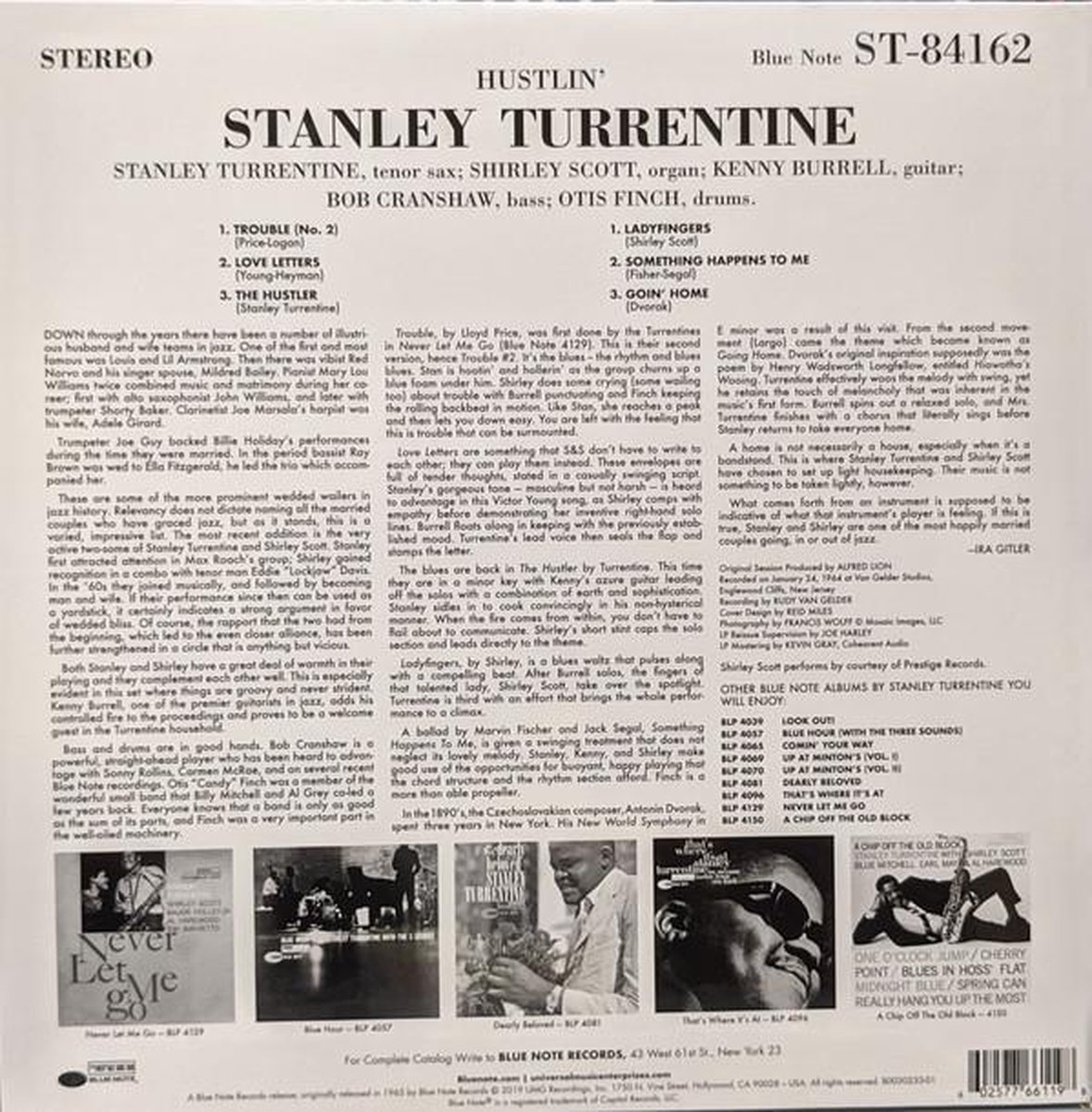Stanley Turrentine - Hustlin' (LP) (Tone Poet), Stanley Turrentine | LP ...